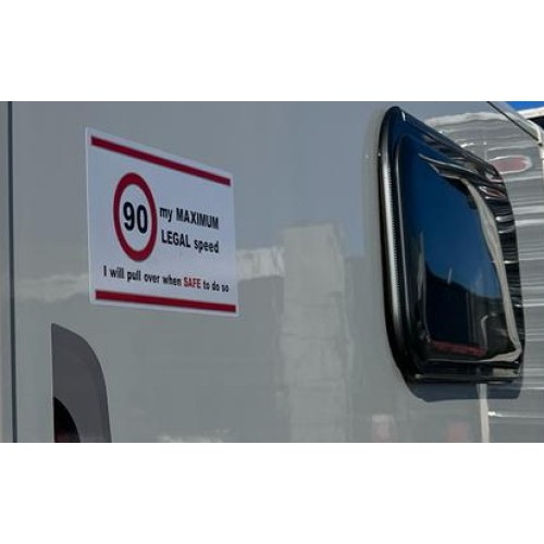 90 km/h Sticker