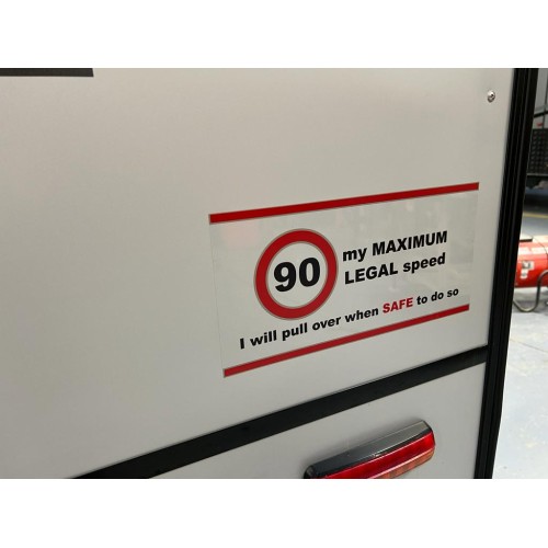 90 km/h Sticker (Clear Background)