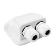 Double roof cable entry